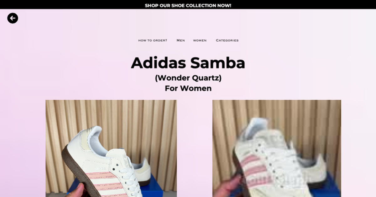 adidas samba Wonder Quartz