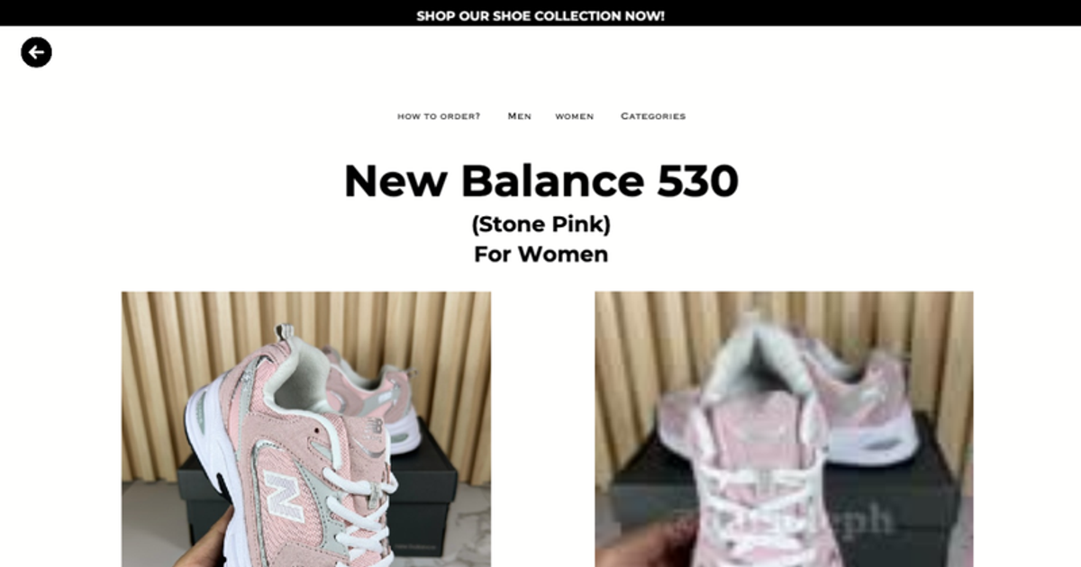 outsoleph nb530 stone pink